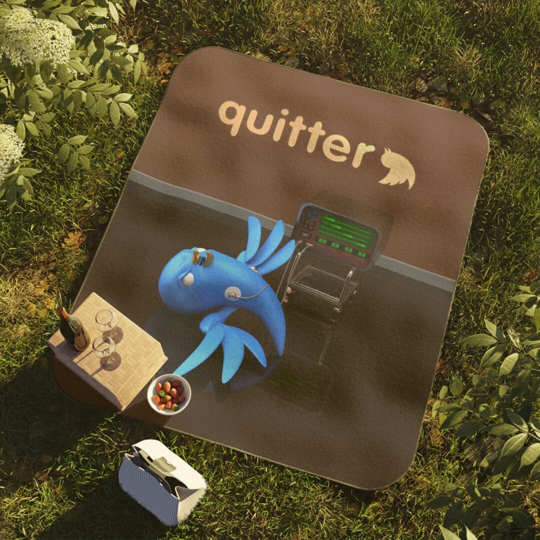 Quitter Picnic Blanket - Davidnoll.earth